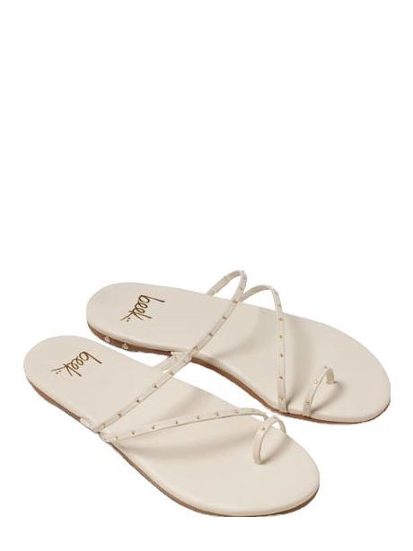 Beek Ula Studded Leather Sandals - Vanilla