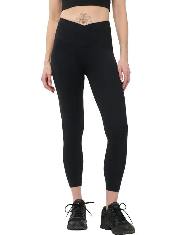 Sweaty Betty 7/8 Wrap Waist Leggings - Black