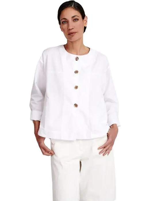Alembika Side Streets Topper Jacket - White