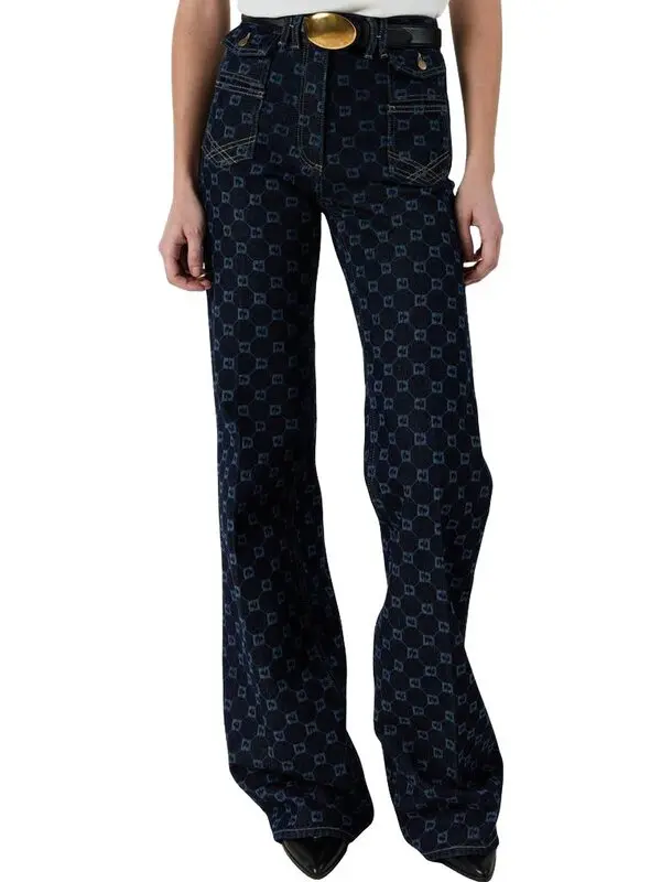 Gerard Darel High Waist Flare Jeans - Raw