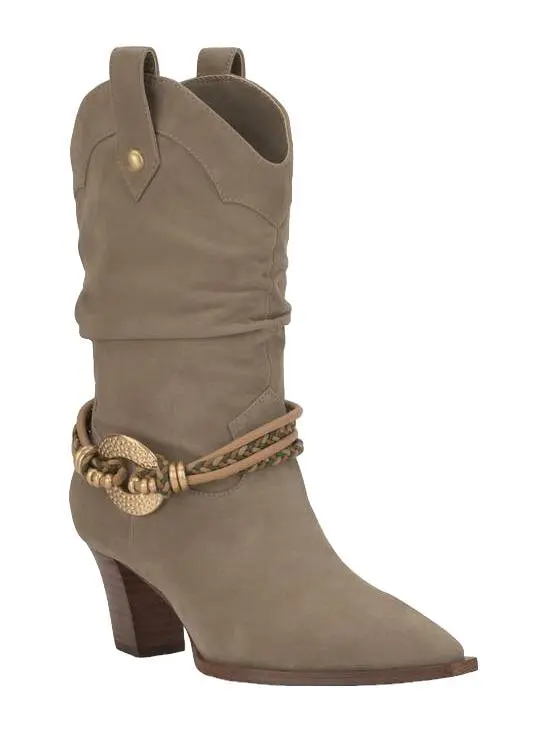 Jessica Simpson Hanie Western Boot - Light Grey