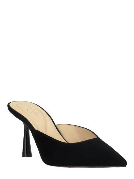 Jessica Simpson Pointed Toe Mule Pumps - Black