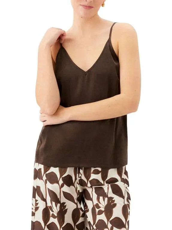 Fifteen Twenty Carys V-neck Camisole - Brown