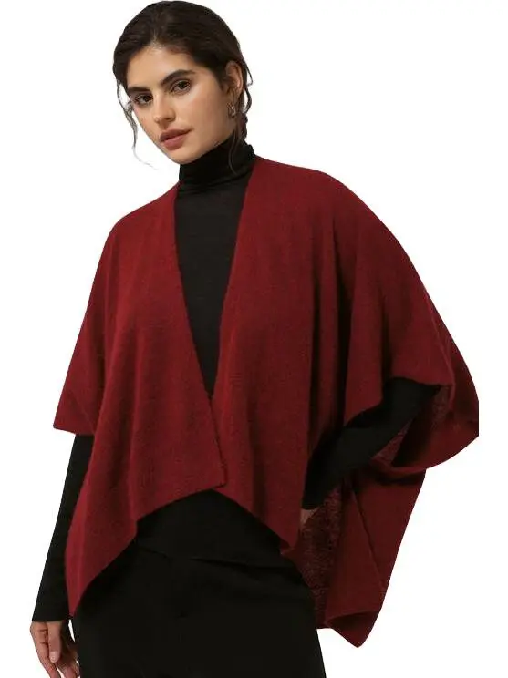 JUANA Cashmere Cape - Red