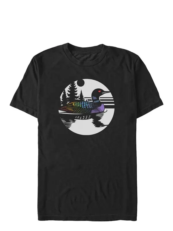 LOST GODS Another Rainbow Loon Short Sleeve Graphic T-shirt - Black