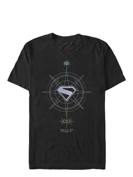 SUPERGIRL Geometric Logo Graphic T-shirt - Black