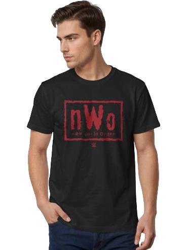 WWE Red Order Logo Short Sleeve Graphic T-shirt - Black