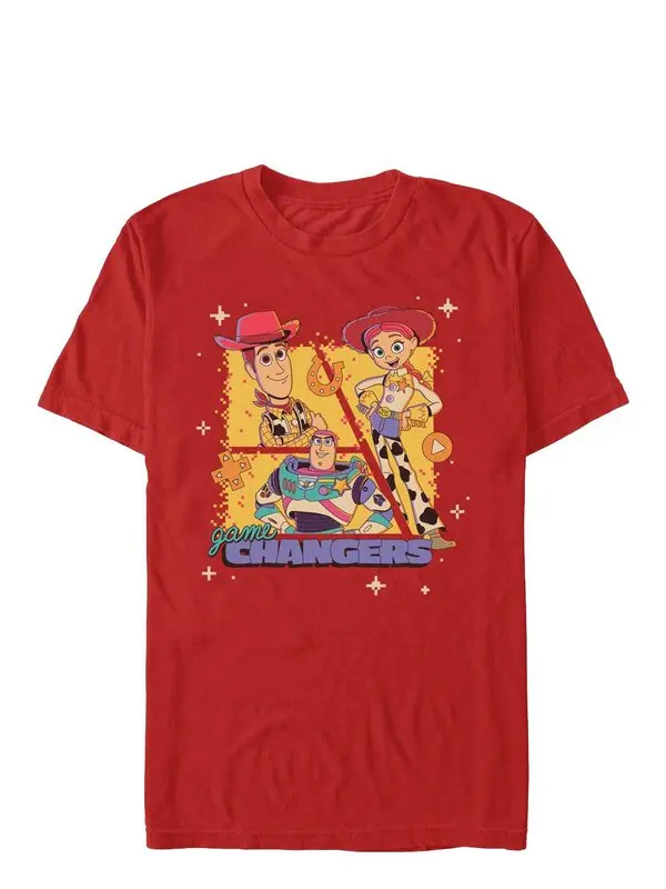 TOY STORY 5 Three Friends Game Changers Graphic T-shirt - Red