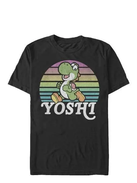 NINTENDO Retro Yoshi Graphic T-shirt - Black