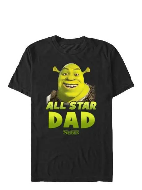 SHREK All Star Dad Graphic T-shirt - Black