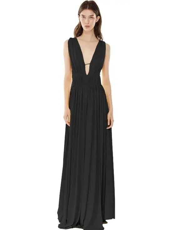 MOTHER OF ALL Helena Maxi Dress - Black