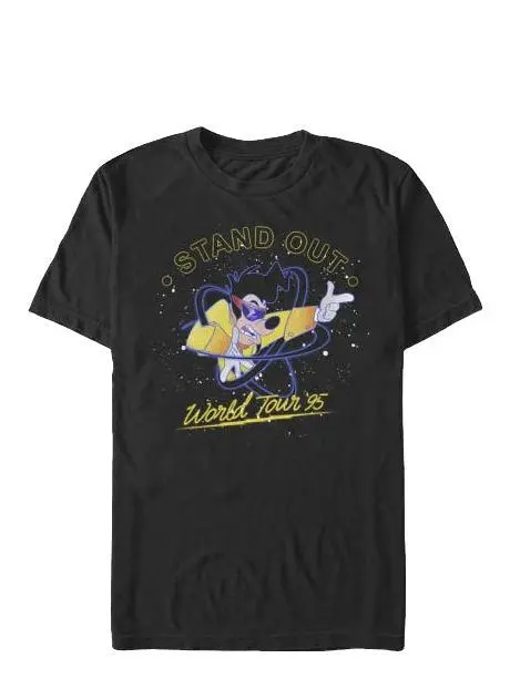 A GOOFY MOVIE Max Stand Out World Tour '95 Graphic T-shirt - Black