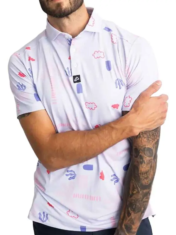 EASY.EAGLE Easy Eagle Polo Shirt - Trees