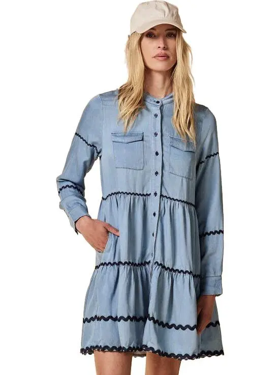 THE SHIRT The Simone Dress By - Denim