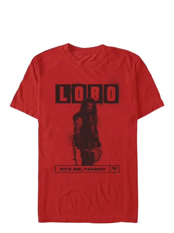 SUPERGIRL Bite Me Fanboy Graphic T-shirt - Red