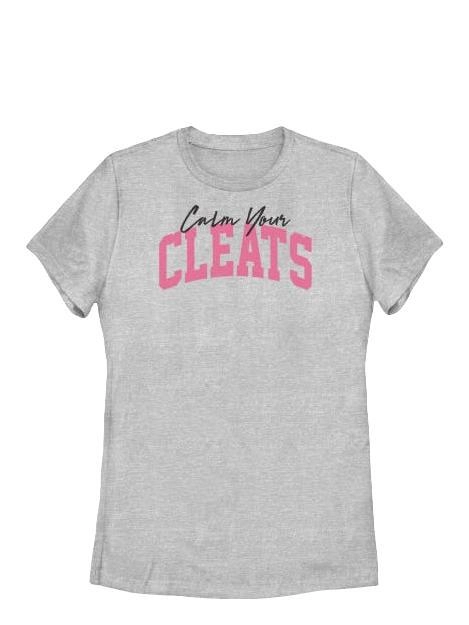 LOST GODS Calm Your Cleats" Graphic T-shirt - Athletic Heather