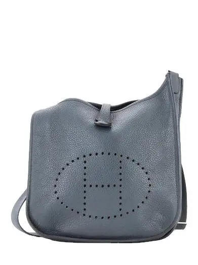 Hermès Evelyne Bag Gen Ii Epsom Pm - Bleu Orage