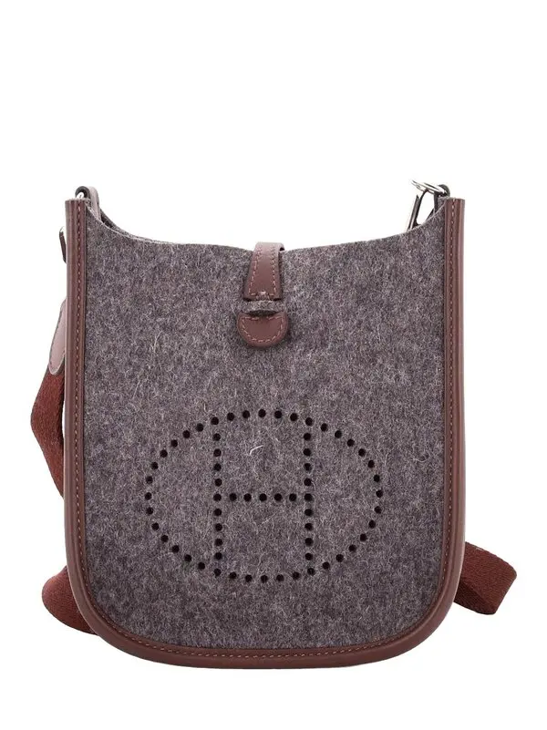 Hermès Evelyne Bag Gen Iii Felt Tpm - Grey