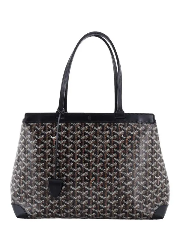 Goyard Bellechasse Bag Coated Canvas Pm - Black