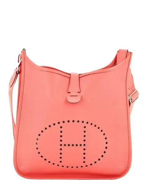 Hermès Evelyne Bag Gen Iii Epsom Gm - Red