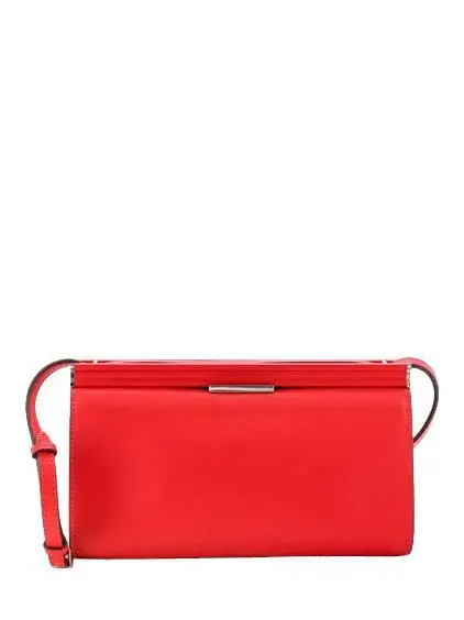 Hermès Clic-h Shoulder Bag Evercolor 21 - Red