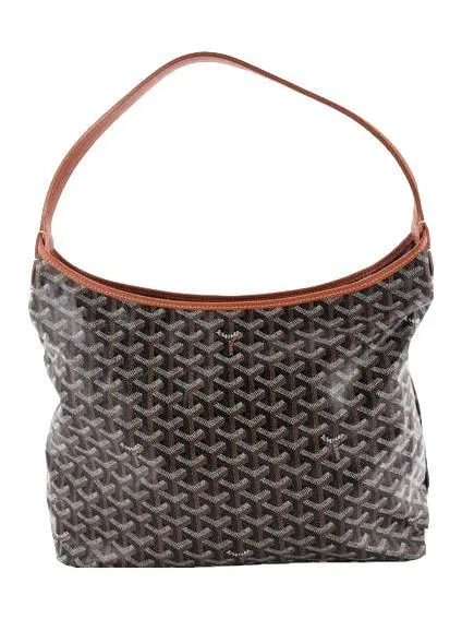 Goyard Boheme Hobo Coated Canvas - Brown