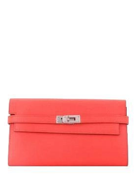 Hermès Kelly Wallet Epsom Long - Red