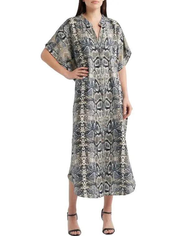 NIKKI LUND Ursula Print Dress - Grey