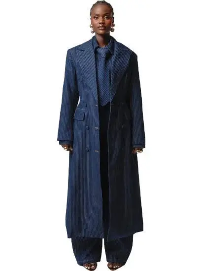 OFUURE Eden Long Jacket - Denim