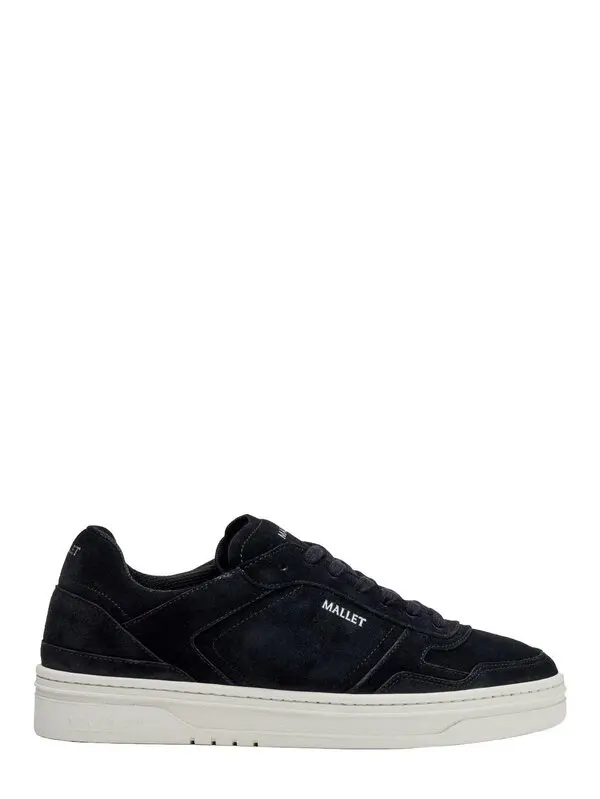 MALLET Barnsley Suede Lace-up Sneakers - Black