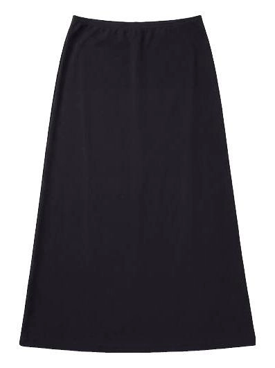 MONTE CARLO Pull-on Knit Skirt - Black