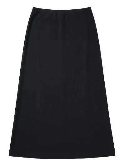 MONTE CARLO Elastic Waist Pull-on Skirt - Navy