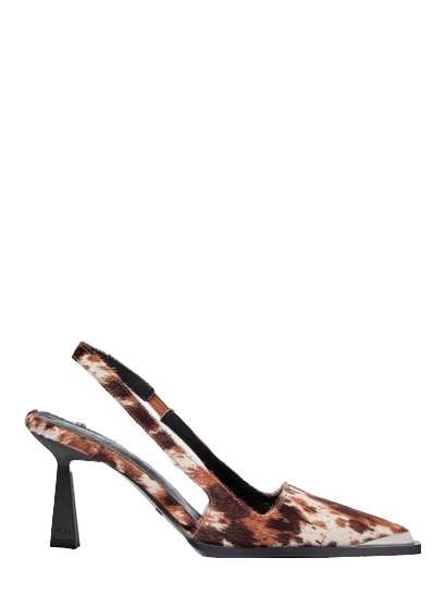 MALLET Selene Slingback Heels With Metal Toe Cap - Overo