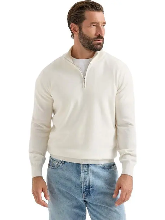 Brunello Cucinelli Cashmere Half-zip Sweater - Panama