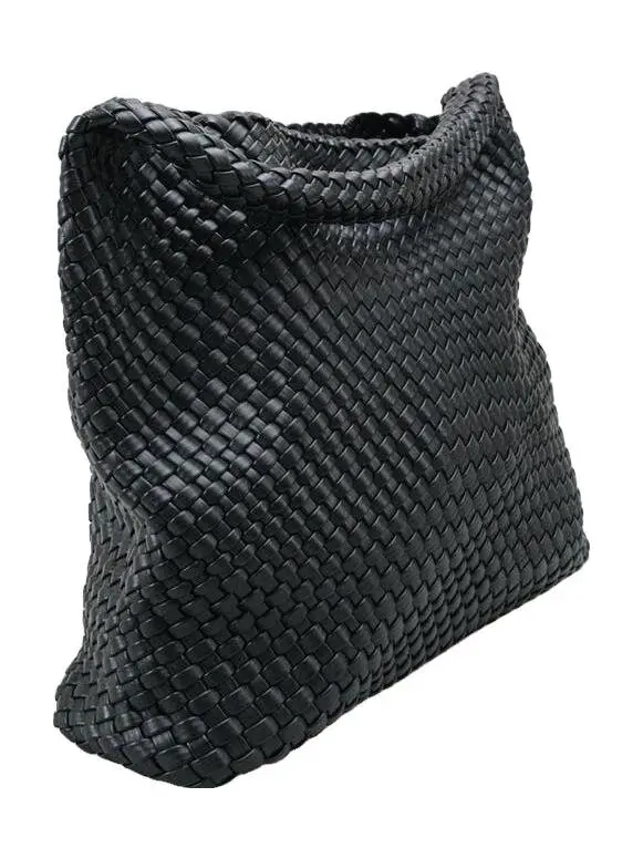 PROLOGUE SHOES Bellini Woven Handle Bag - Black