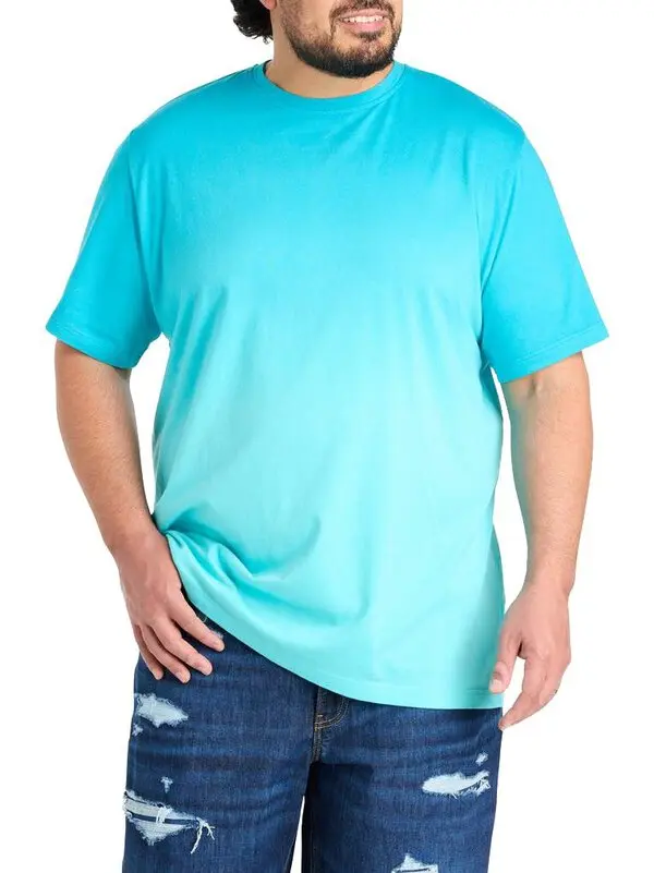 HARBOR BAY BY DXL Big & Tall Moisture-wicking Gradient T-shirt V2 - Multi