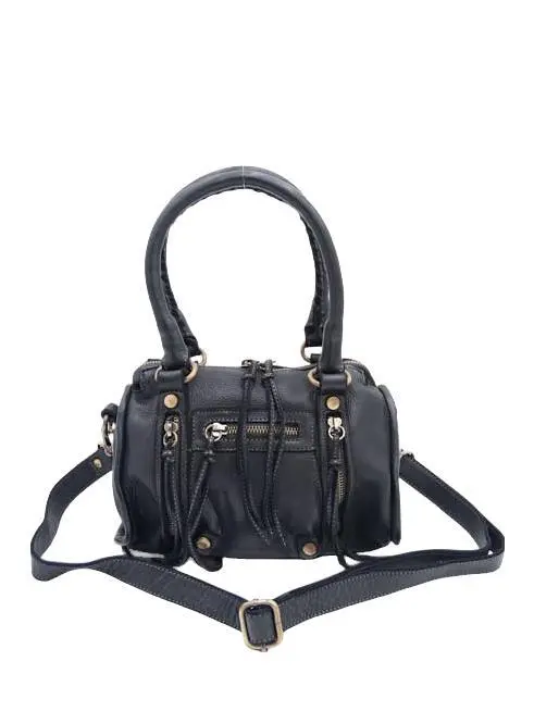 BOLSA NOVA HANDBAGS Bolsa Nova Small Pocket Satchel - Black