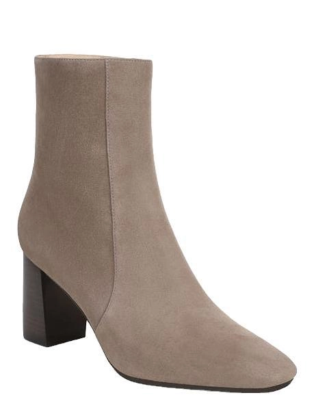 Veronica Beard Cassina Block Heel Bootie - Bark