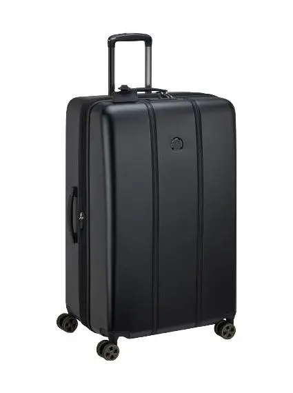 DELSEY PARIS Cadence Large Checked Spinner Luggage - Deep Black