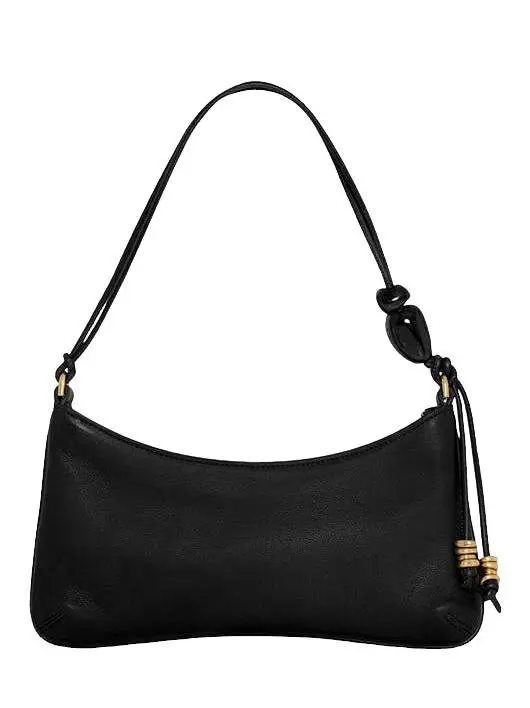 Rebecca Minkoff Reina Leather Shoulder Bag - Black