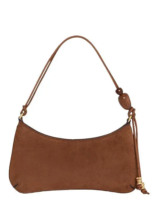 Rebecca Minkoff Reina Leather Shoulder Bag - Cocoa