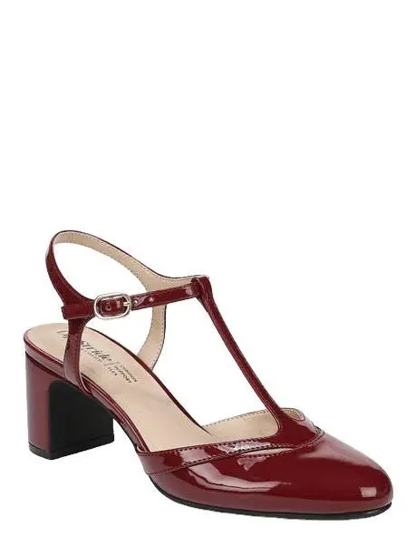 LIFESTRIDE Toni Ankle Strap Pump - Dark Cherry
