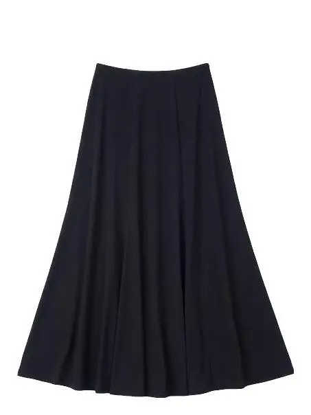 MONTE CARLO Polyester Knit Skirt - Black