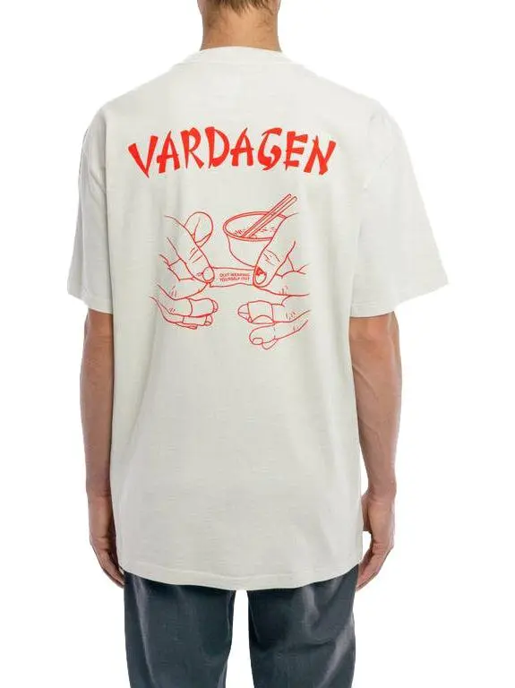 VARDAGEN Fortune Cookie Graphic T-shirt - Bone