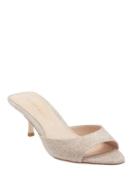 STUART WEITZMAN Lexington 50 Mule - Adobe