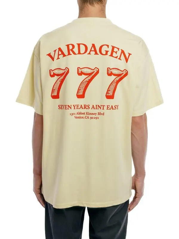 VARDAGEN Seven Year Grit Heavyweight T-shirt - Butter
