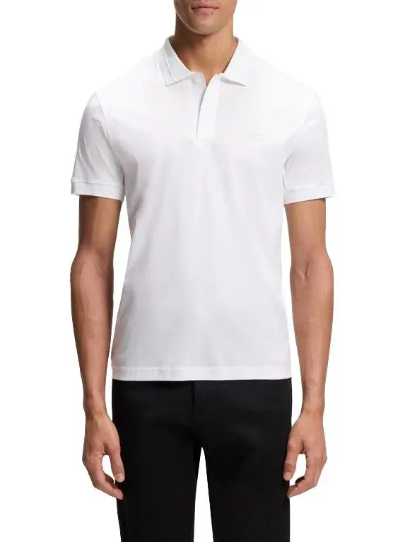 BOSS Spirit Cotton Polo - White