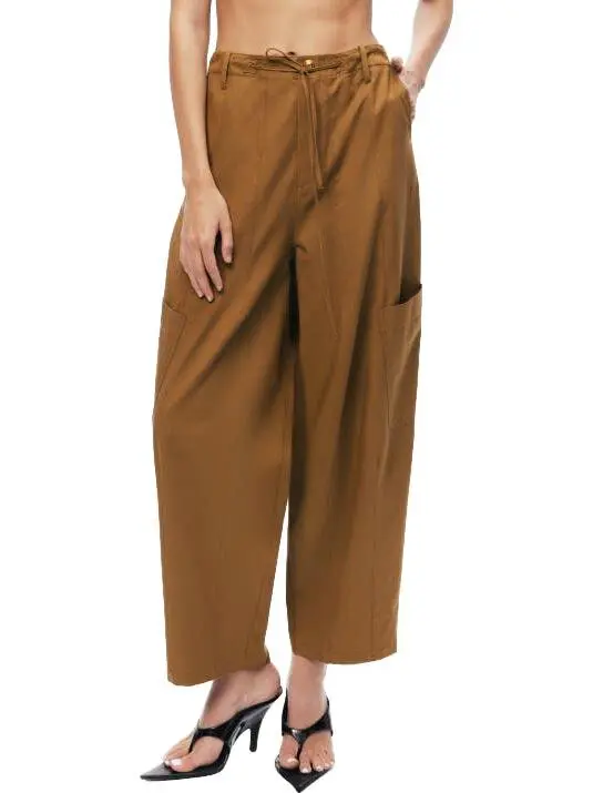 NOCTURNE High Waisted Cargo Pants - Camel