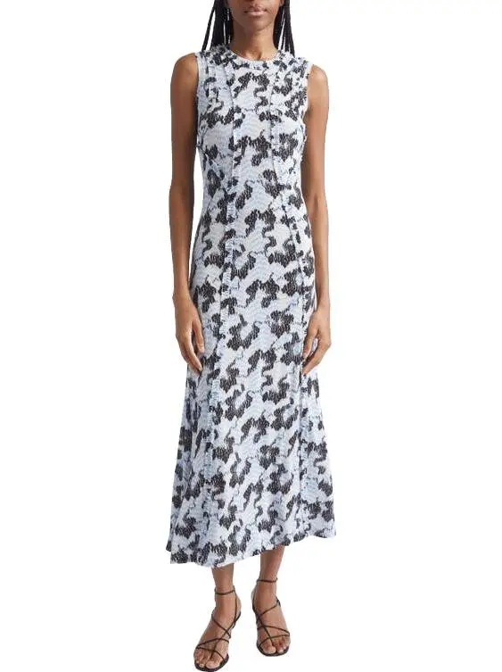 Ulla Johnson Isabelle Jersey Midi Dress - Ciel