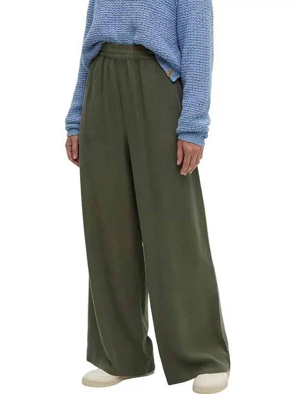 TENTREE Kaslo Wide Leg Pants - Deep Olive